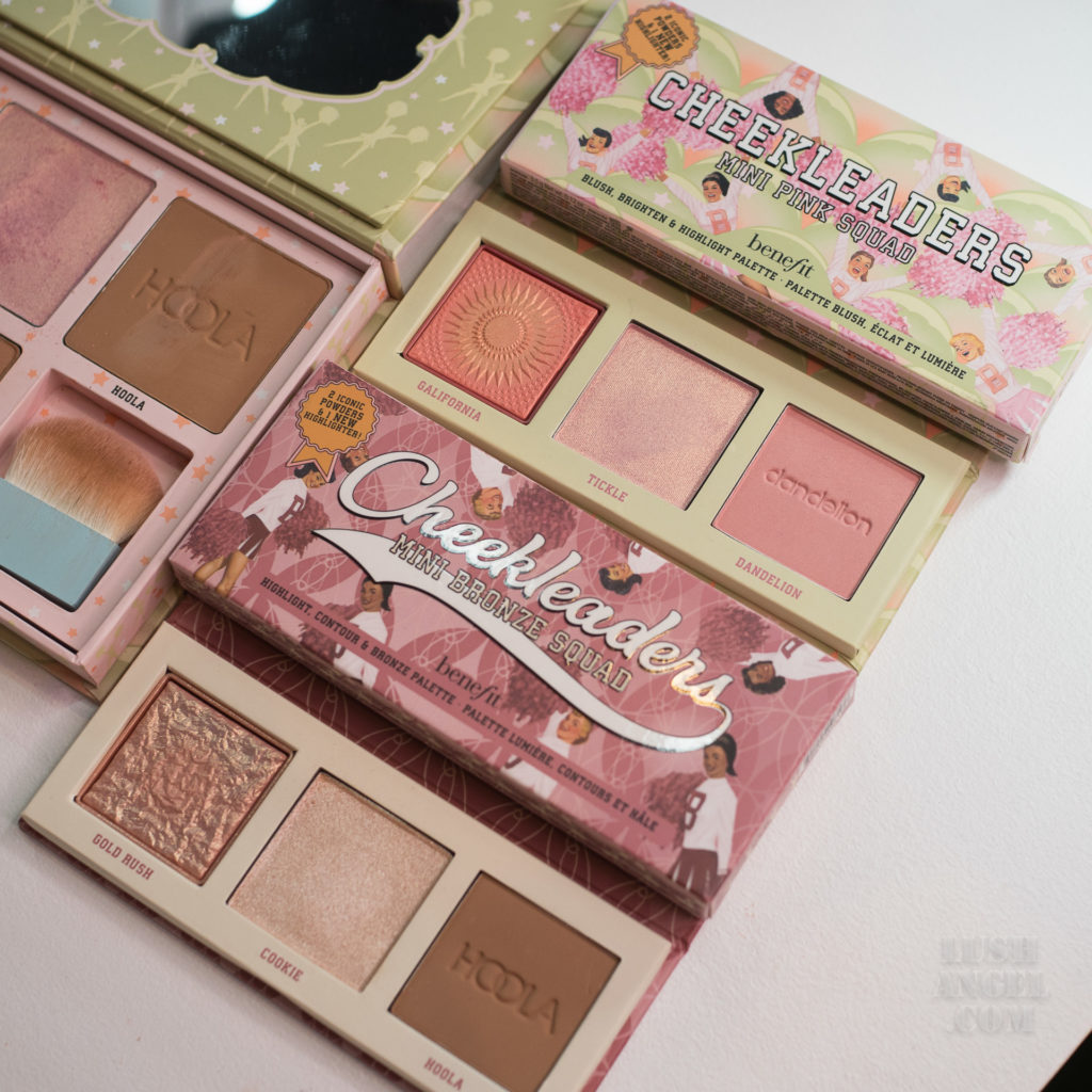 Benefit Cheekleaders Pink Squad and Bronze Squad + Swatches | Lush Angel